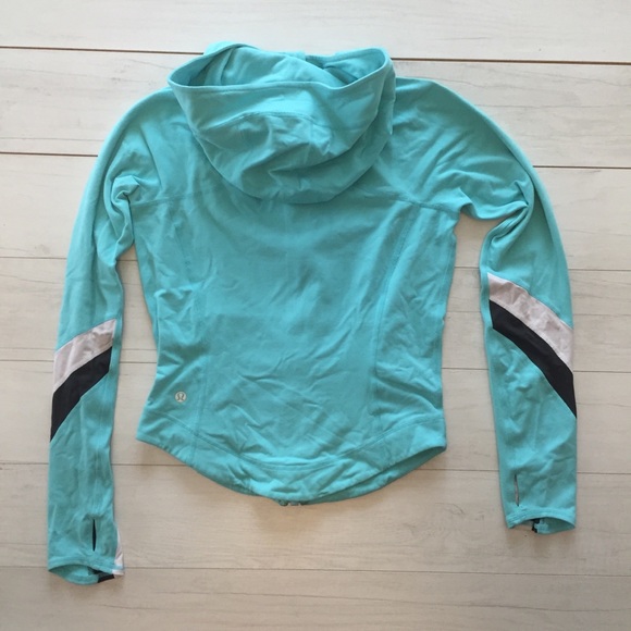 lululemon athletica | Tops | Lululemon Half Moon Jacket Hoodie Ponytail ...